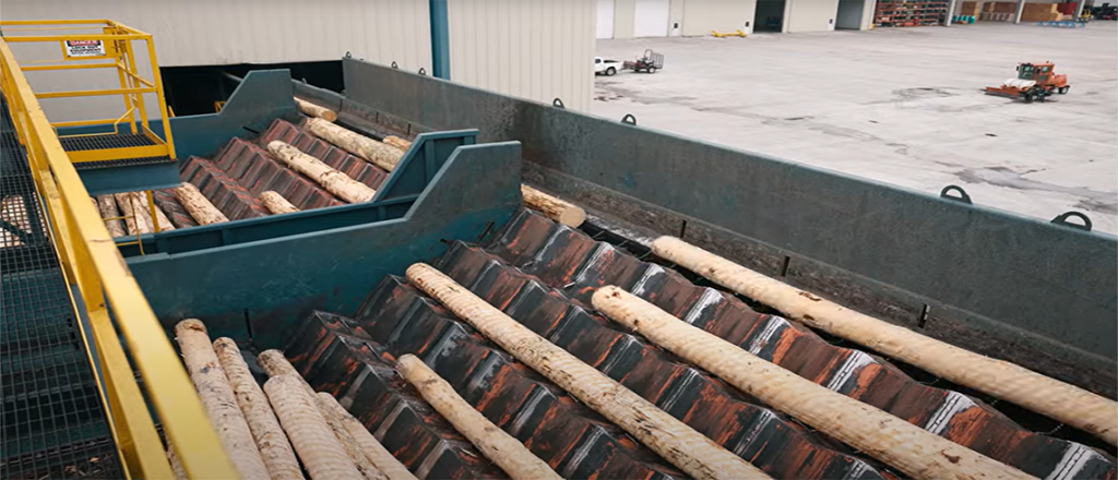 Wave Feeder : Innovative log singulator | Comact