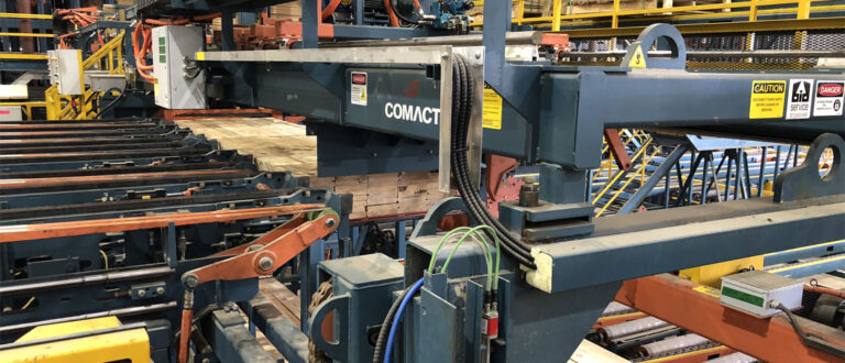 Double Fork Stacker for Planer Mill | Comact